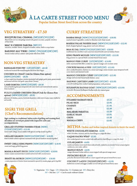 Ala-Carte Menu | Dhoom